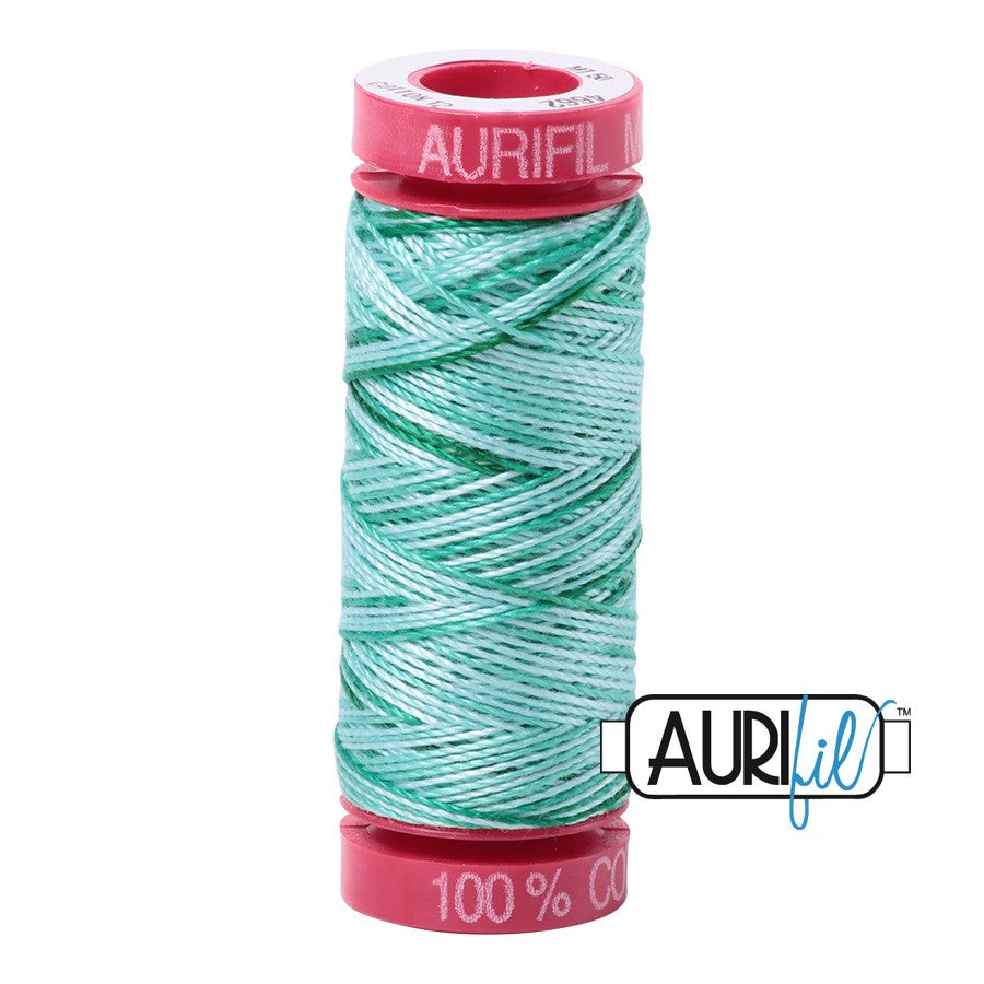 4662 Creme de Menthe - Aurifil 12wt Variegated Thread – Red Rock Threads