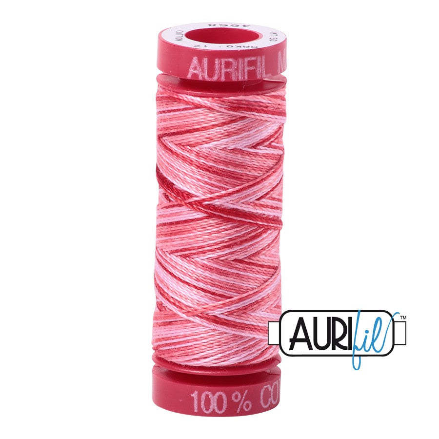 Aurifil 12wt Sashiko Thread - Spotted #4668 – Red Rock Threads