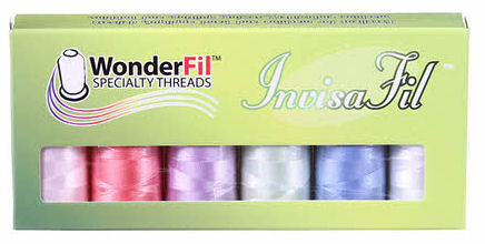 Wonderfil Thread Set - 6 400 meter spools - Wonderfil Thread Invisafil ...