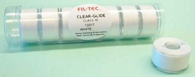 Prewound Bobbins - 8 145yd Bobbins Tube - Class 15 White #13317 – Red ...