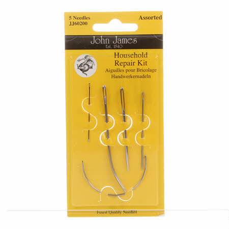 John James Needle - 5 Needles - John James Household Repair Needle ...