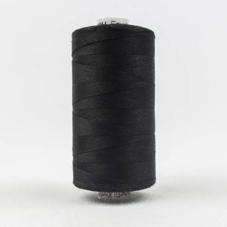 Wonderfil Konfetti 50wt Cotton Thread - 1000m - Black #200 – Red Rock ...