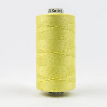Wonderfil Konfetti 50wt Cotton Thread - 1000m - Yellow #403 – Red Rock ...