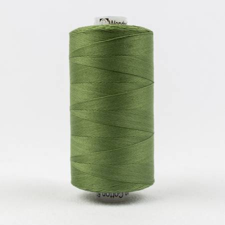 Wonderfil Konfetti 50wt Cotton Thread - 1000m - Dark Olive #708 – Red ...