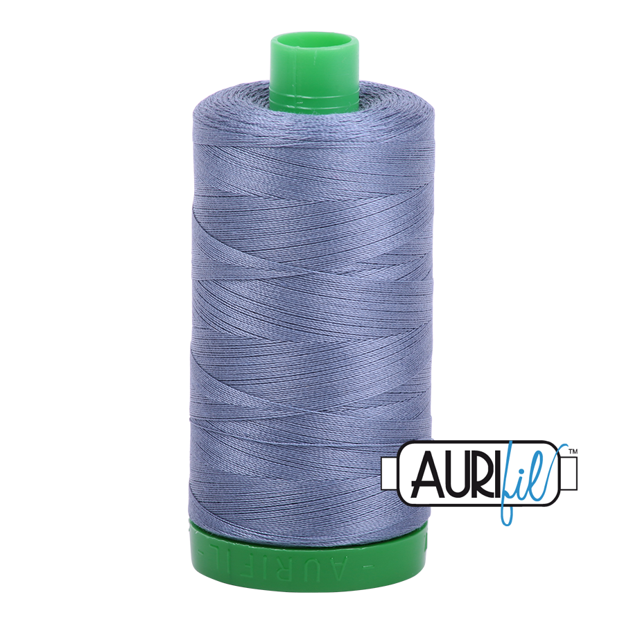 Aurifil 40wt Cotton Thread - 1094yd - Grey Blue #1248 – Red Rock Threads