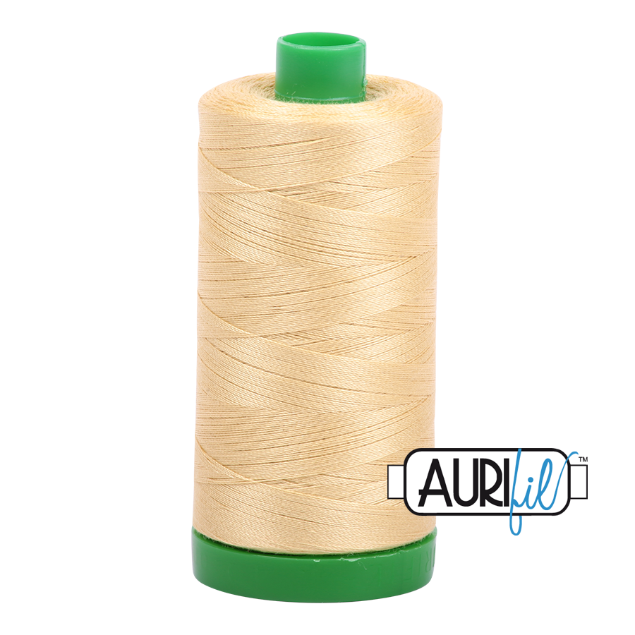 Aurifil 40wt Cotton Thread - 1094yd - Wheat #2125 – Red Rock Threads