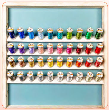 Quilters Select Thread Set - 40 400m Spools and 1 RnK Wall Rack ...
