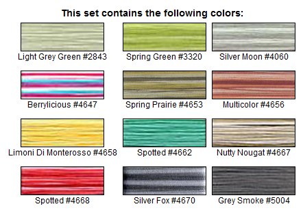 Aurifil Thread Premium 12 Large 50wt Variegated Tula Pink – Red Rock ...