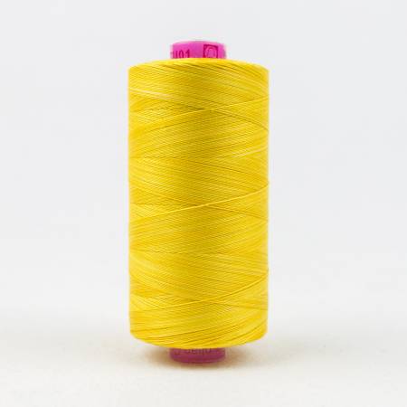 Wonderfil Tutti 50wt Variegated Cotton Thread - 1000m Spool - Sunny # ...