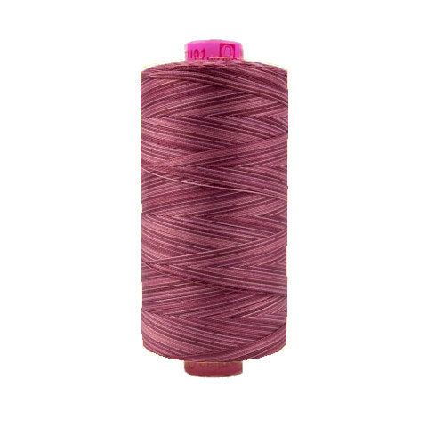 Wonderfil Tutti 50wt Variegated Cotton Thread - 1000m Spool - Wood Rose ...