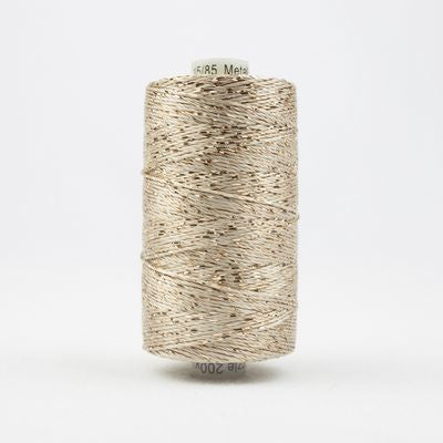 Wonderfil Dazzle 8wt Rayon/Metallic Thread - 200yd/183m - Ecru #7102 ...