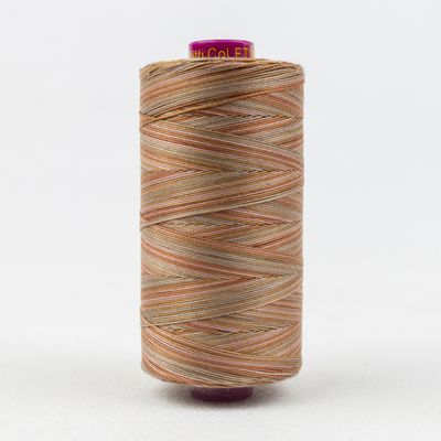 Wonderfil Fruitti 12wt Variegated Cotton Thread - 400m Spool - Clay # ...